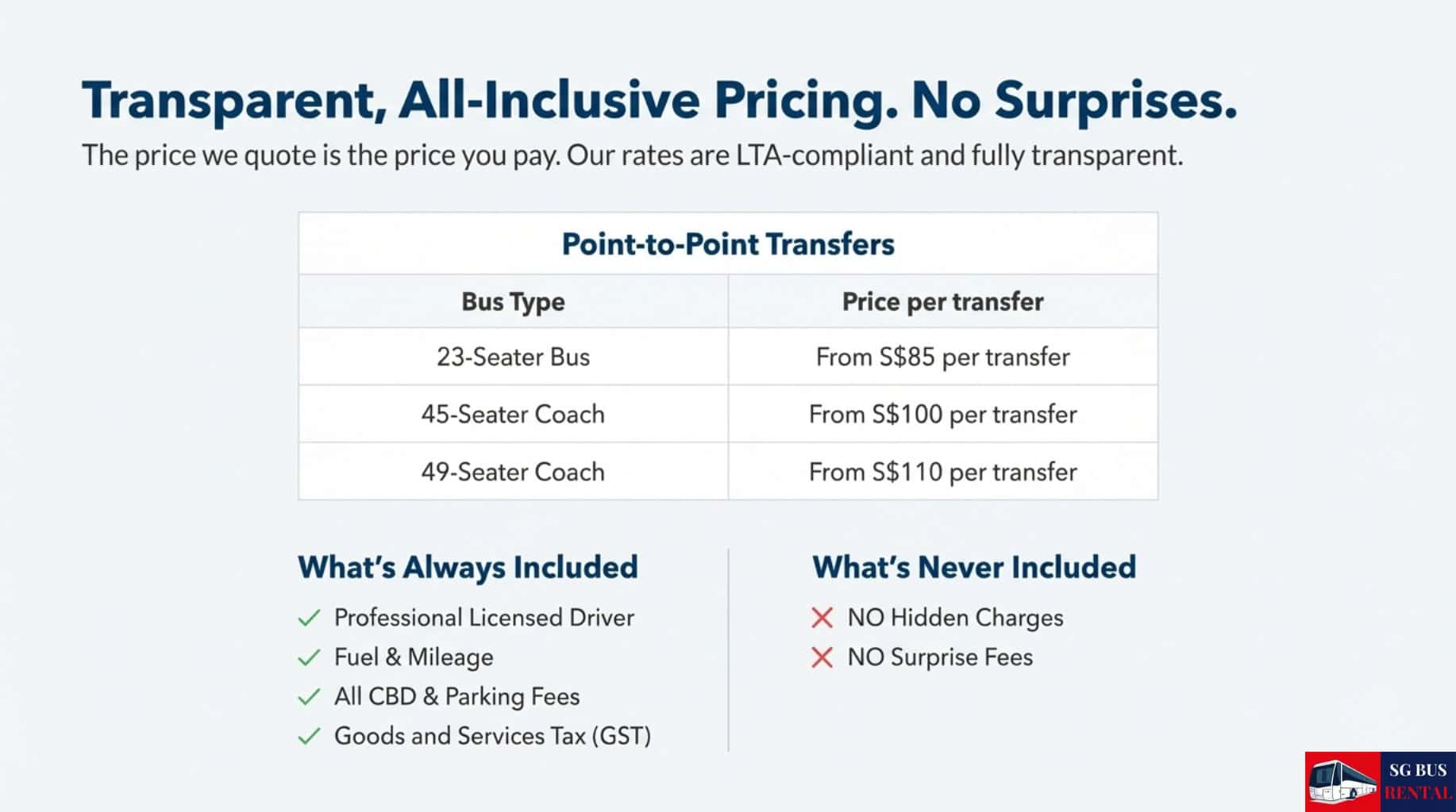 Bus Rental Singapore – LTA-Compliant | 24/7 Charter Services